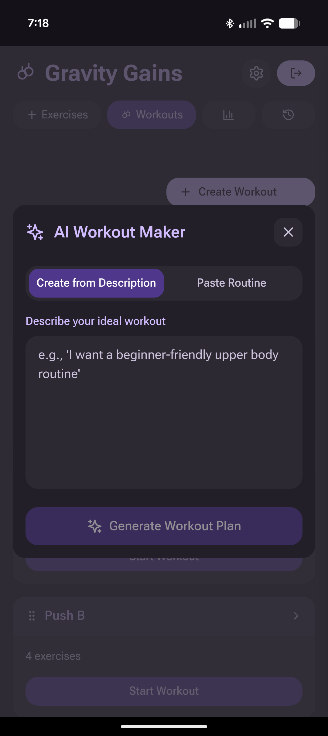 Gravity Gains App