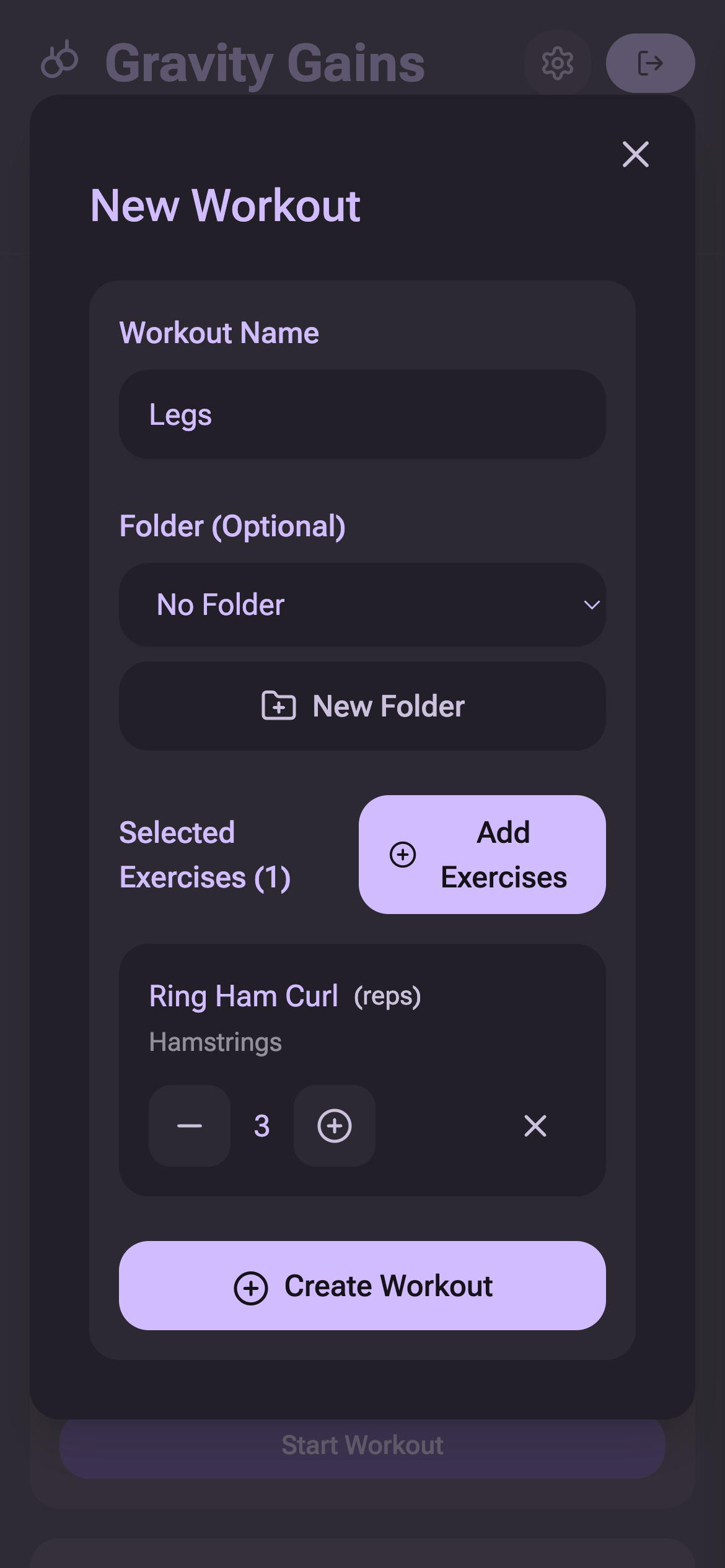 Gravity Gains App